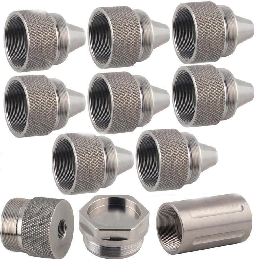 10 inch Stainless Steel Fuel Filter 1/2-28 and 5/8-24 Modular Solvent