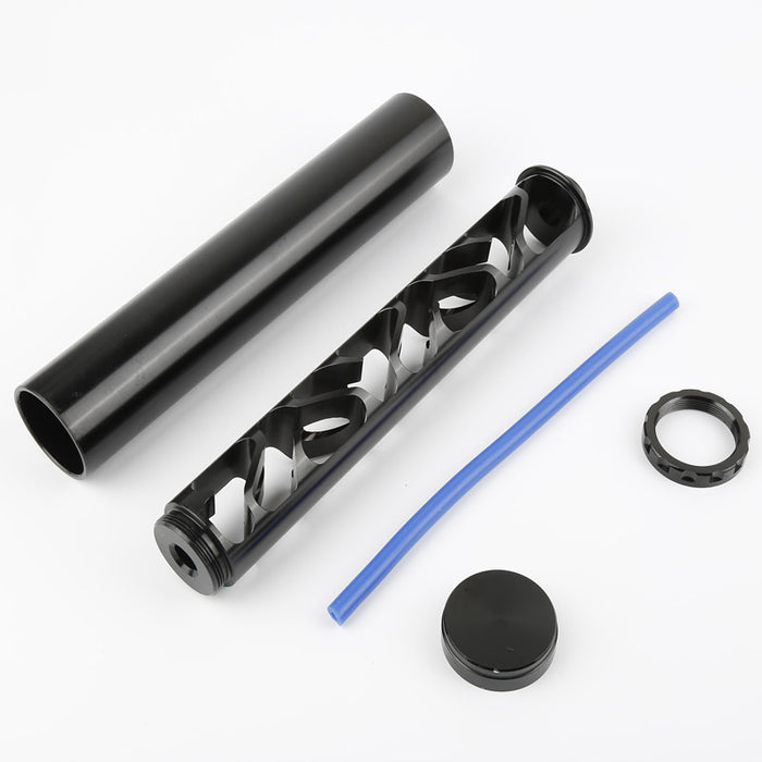 Single Core Aluminum Fuel Filter 6" 10" 12" Solvent Trap 1/2-28 5/8-24