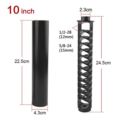 6" 10" 12" Single Core Aluminum Monocore Solvent Trap Fuel Filter for