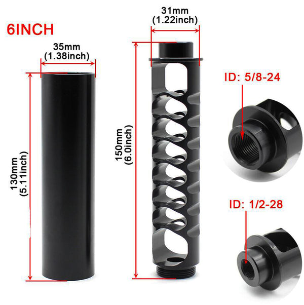 6" 10" 12" Single Core Aluminum Monocore Solvent Trap Fuel Filter for