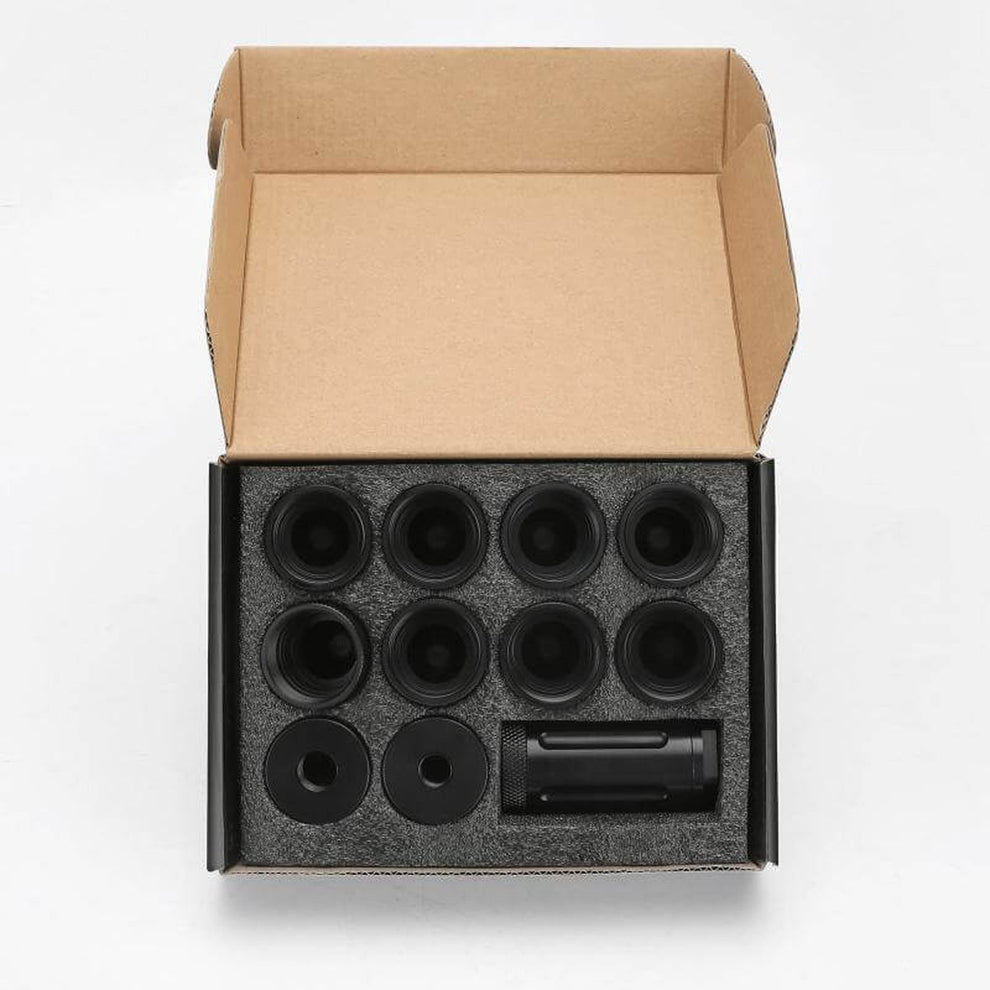 10″L Aluminum Modular Solvent Trap Kit 1.58″OD (1/2×28 Or 5/8×24 ...