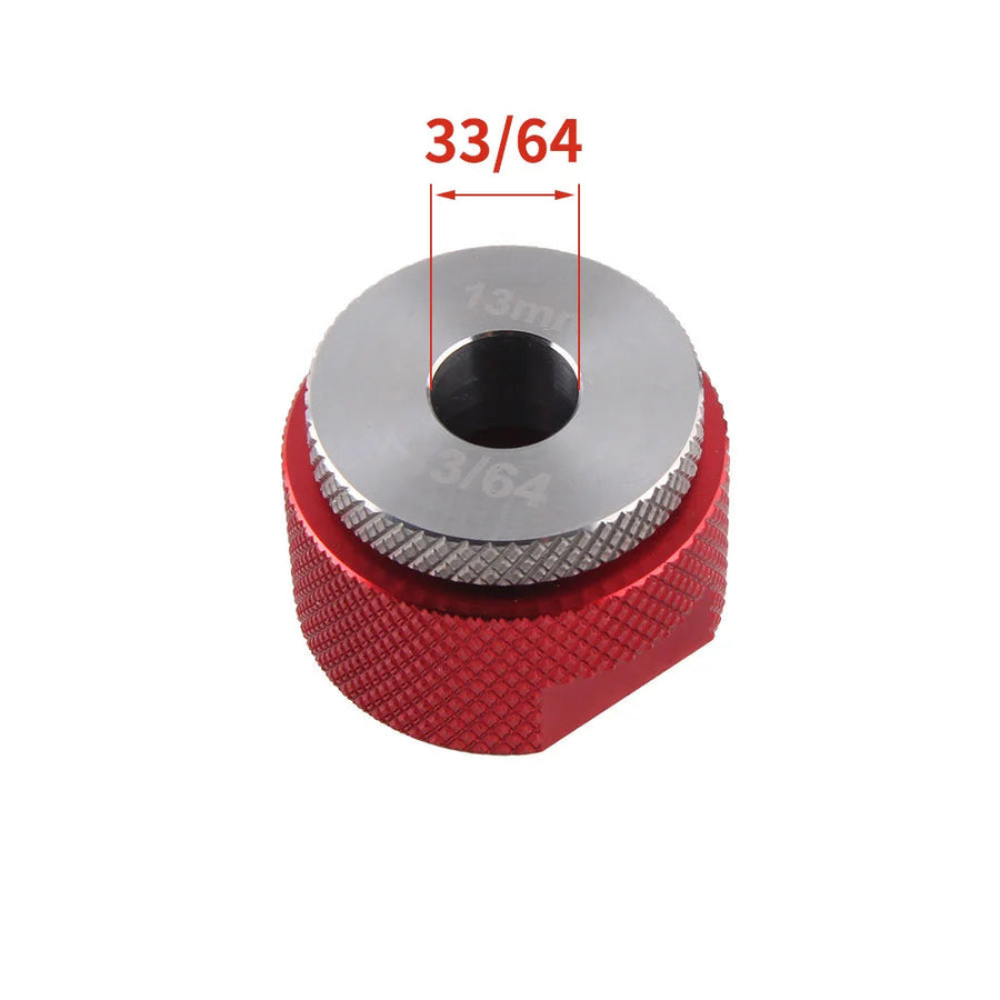 Modular Solvent Trap Drilling Jig 1.375x24 Cup, .22 to .45 Baffle Set